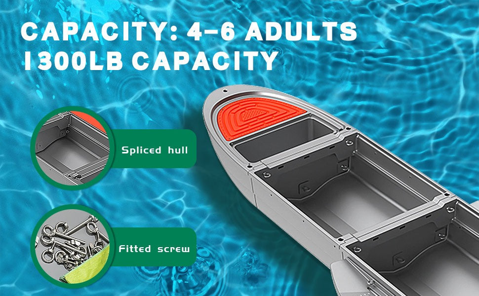 Detachable 5-Person Fishing Boat – Made with Eco-Friendly PE – Hilvella